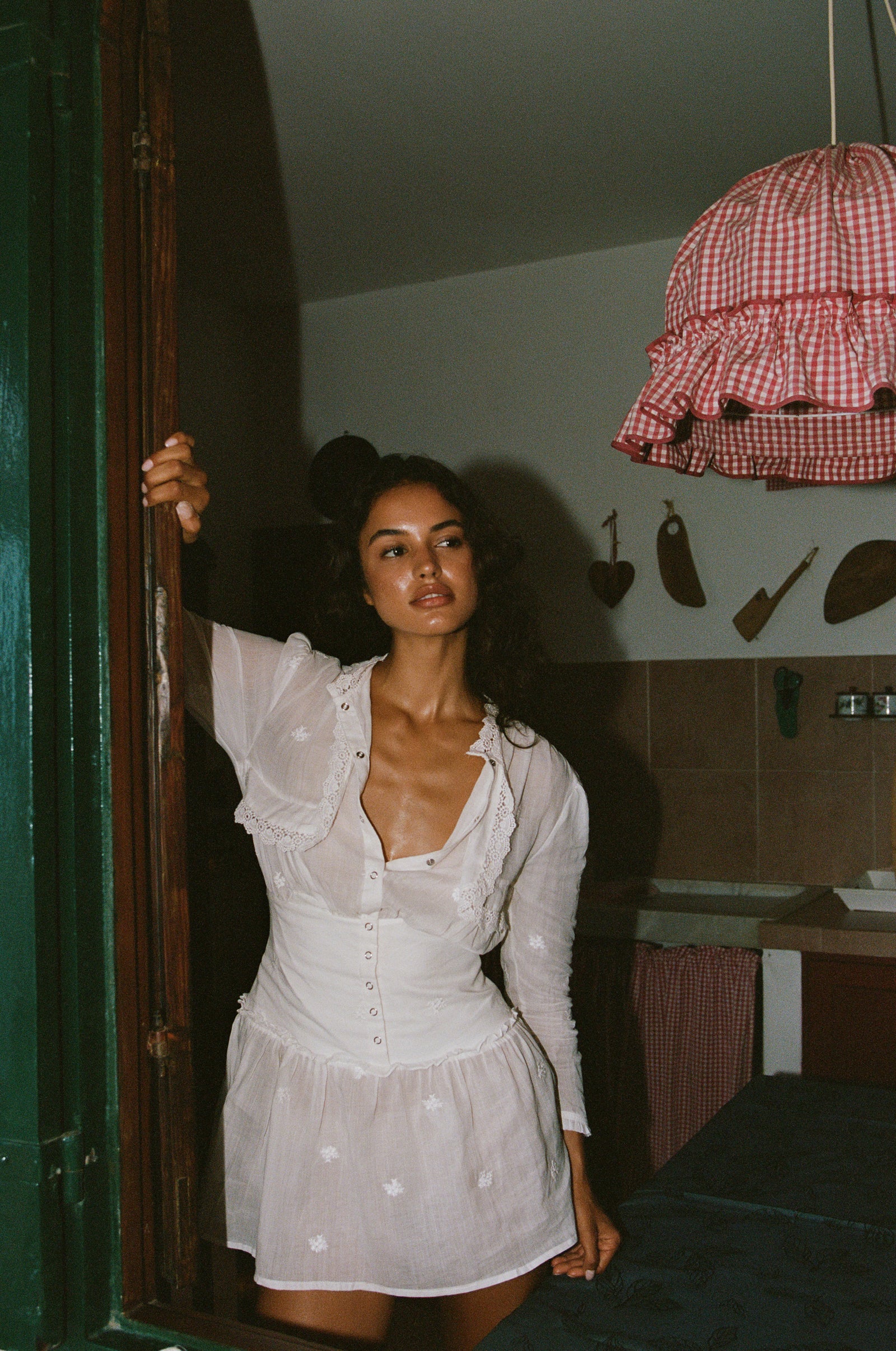 Dayna Dress | White – With Jéan