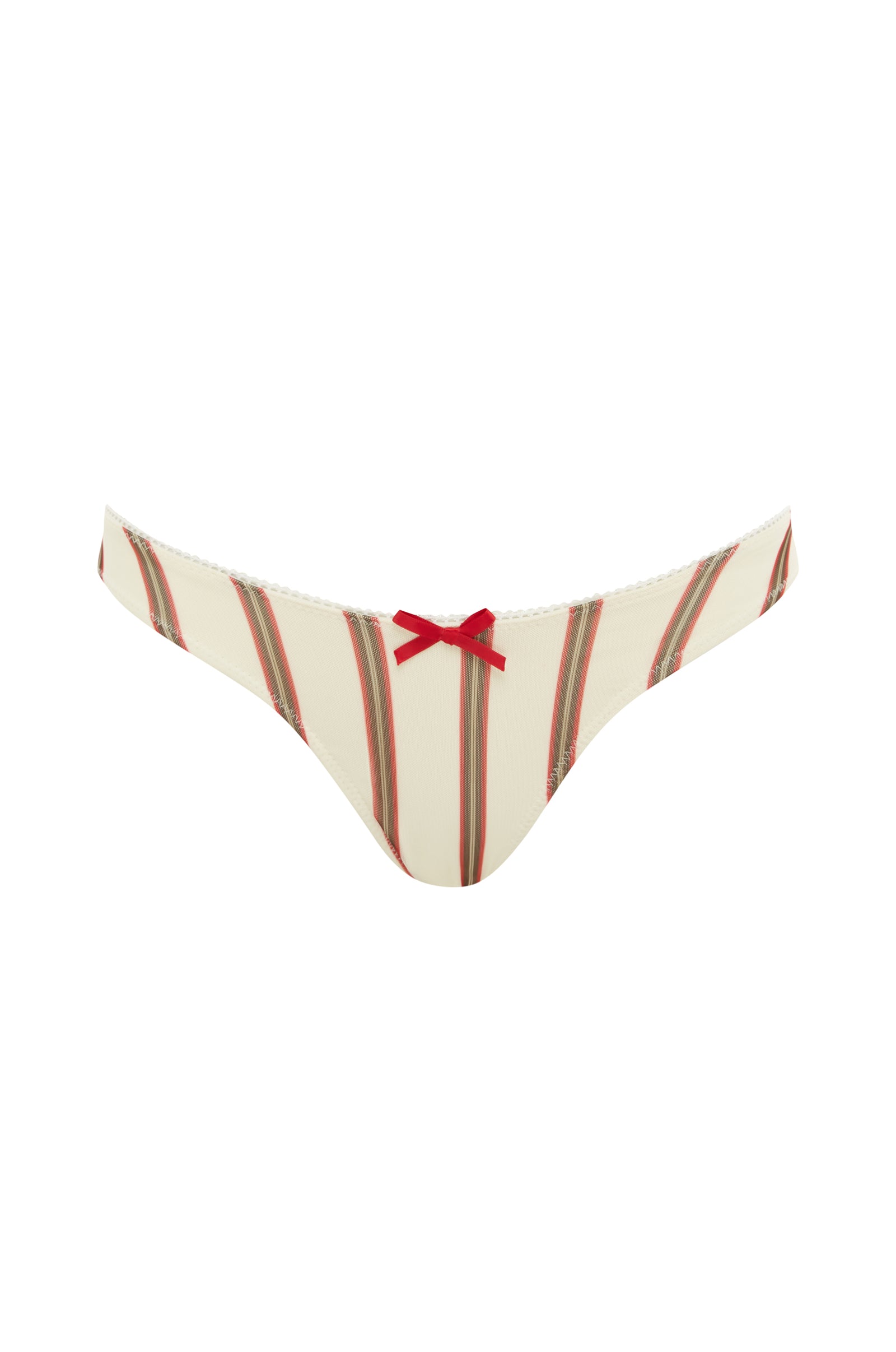Jeanie Bikini Bottom | Cream Stripe – With Jéan