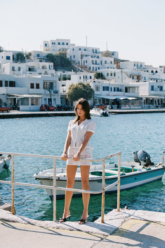 Audrey Top | White – With Jéan