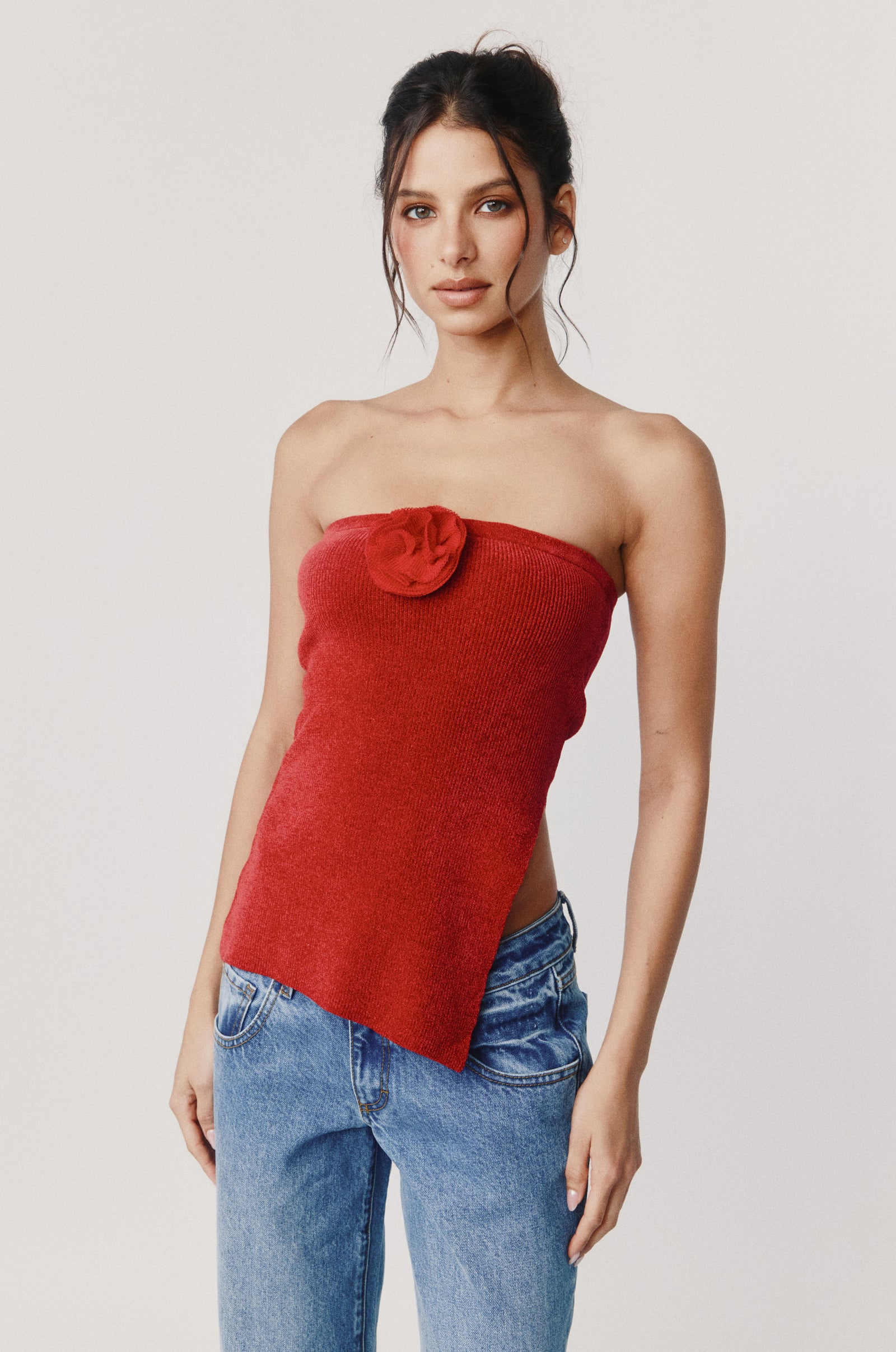 Belle Top | Red – With Jéan