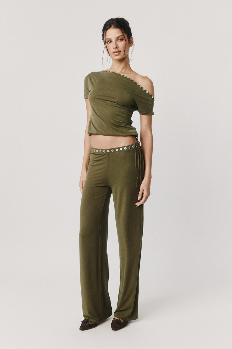 Benny Pants | Khaki – With Jéan