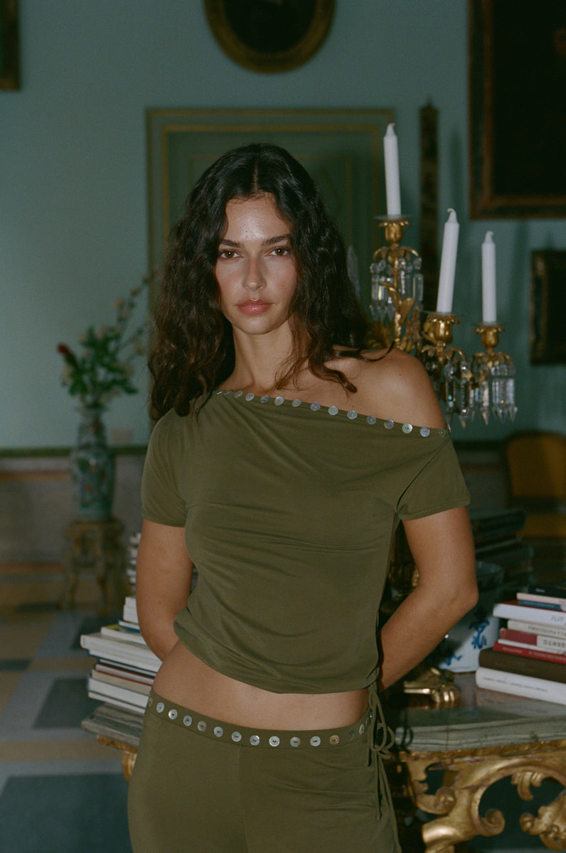 Benny Top | Khaki – With Jéan