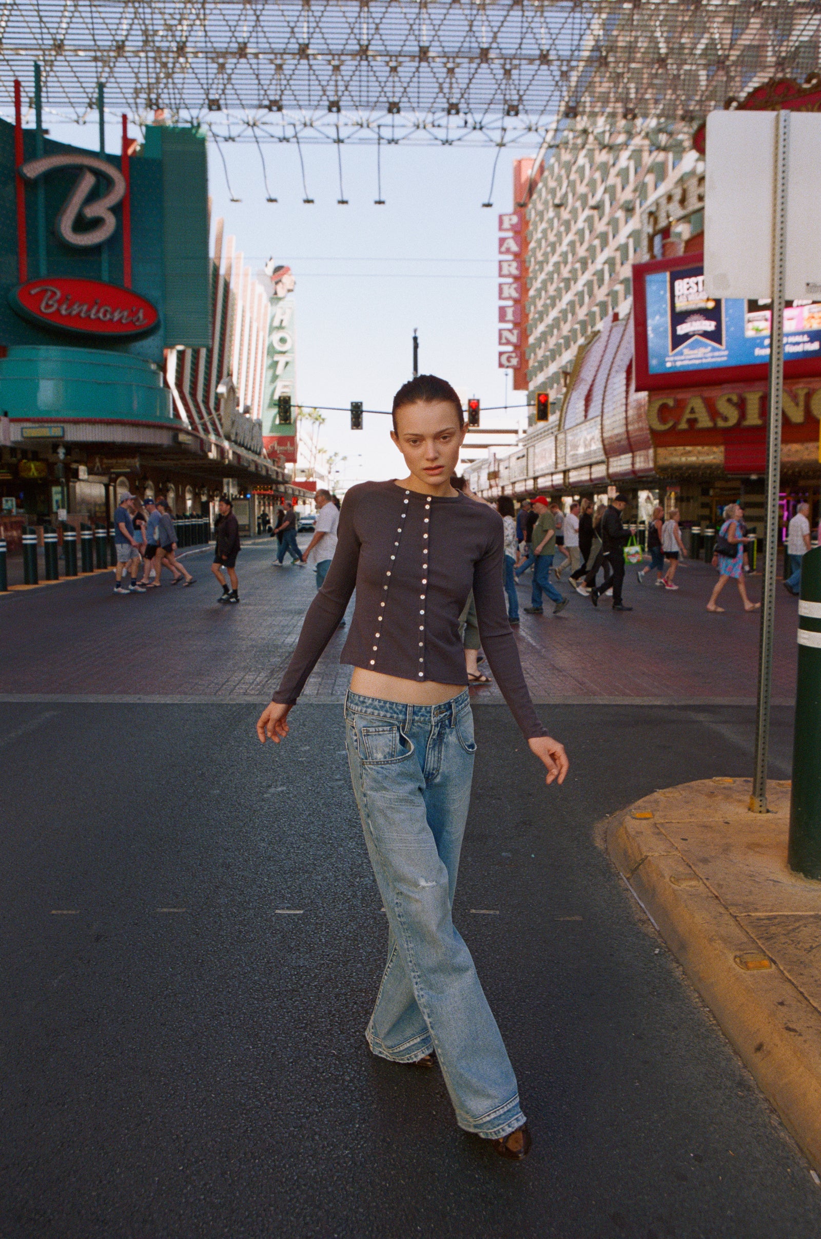 Demi Top | Navy – With Jéan