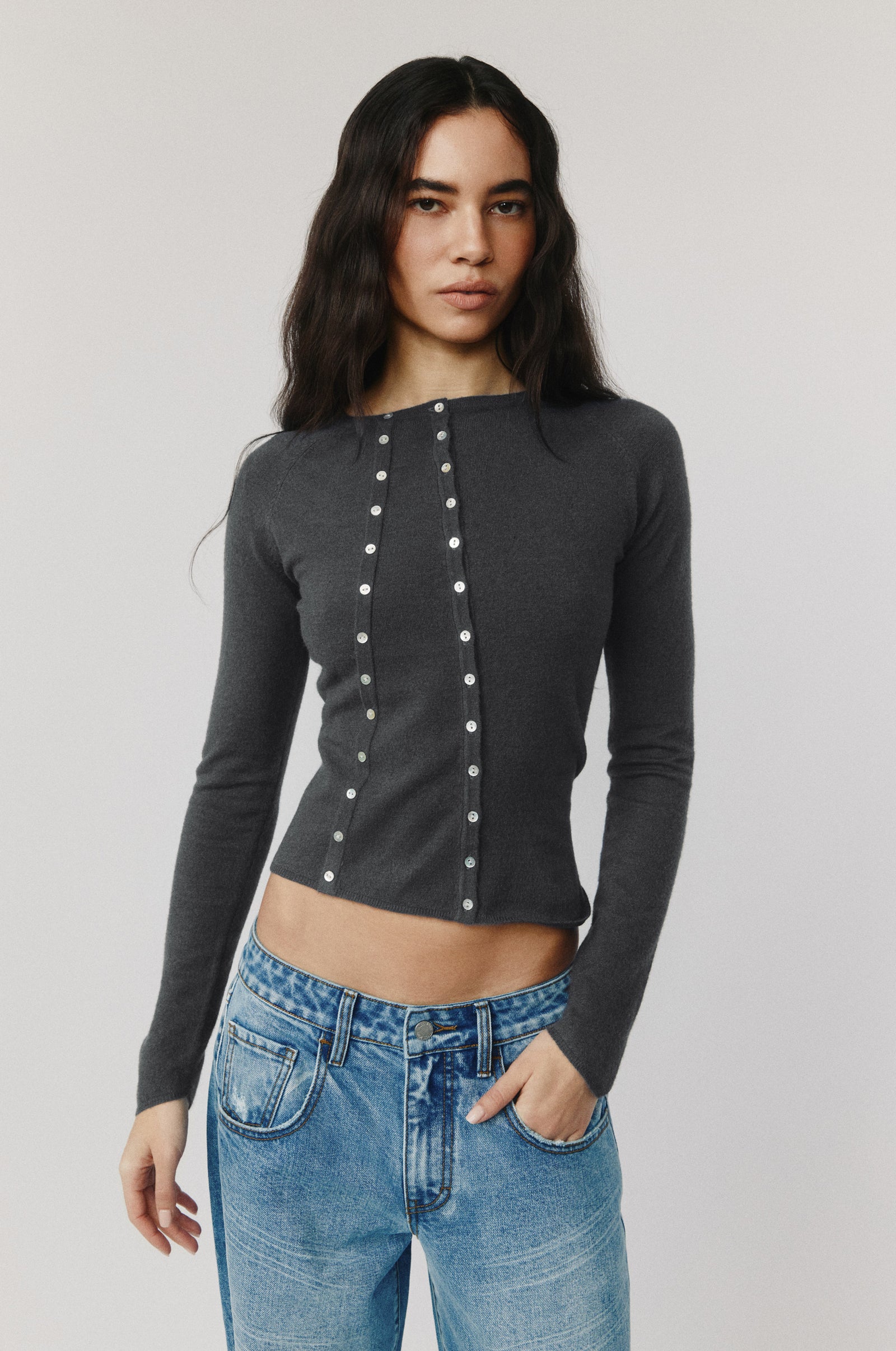 Demi Top | Navy – With Jéan