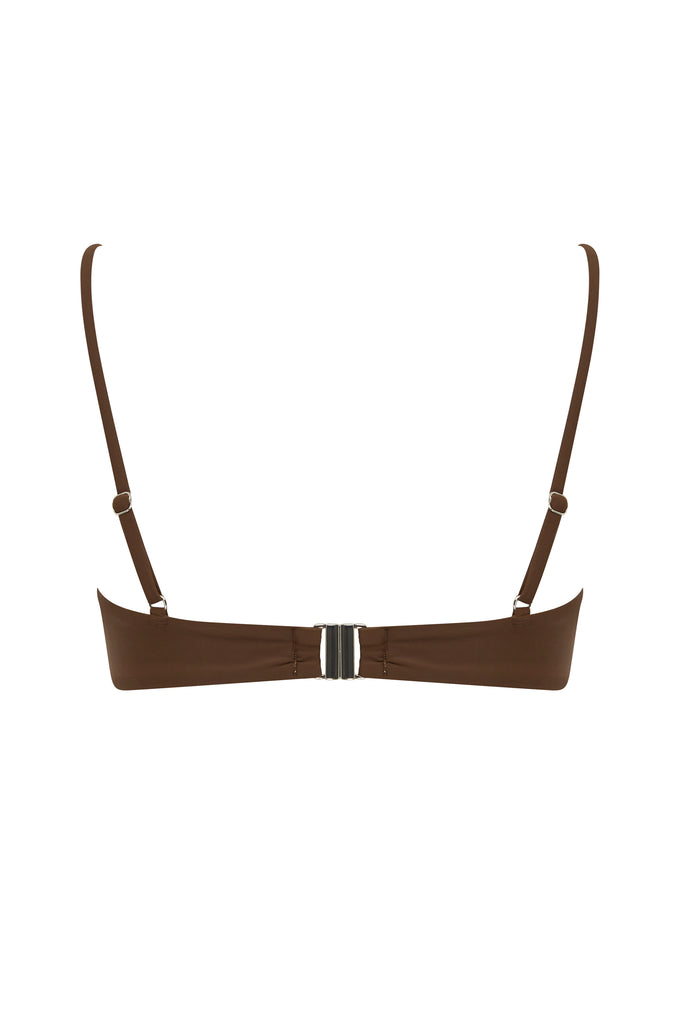 Julia Bikini Top | Chocolate – With Jéan