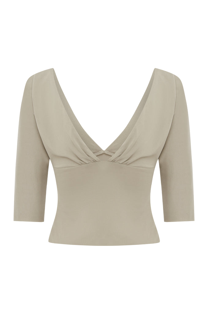Lana Top | Stone – With Jéan