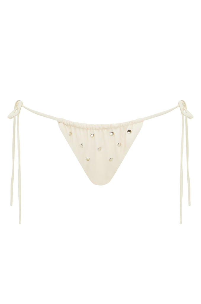 Lila Bikini Bottom | Off White – With Jéan