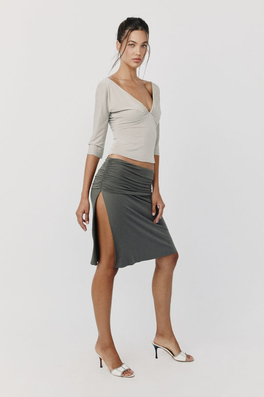 Lila Skirt | Slate – With Jéan