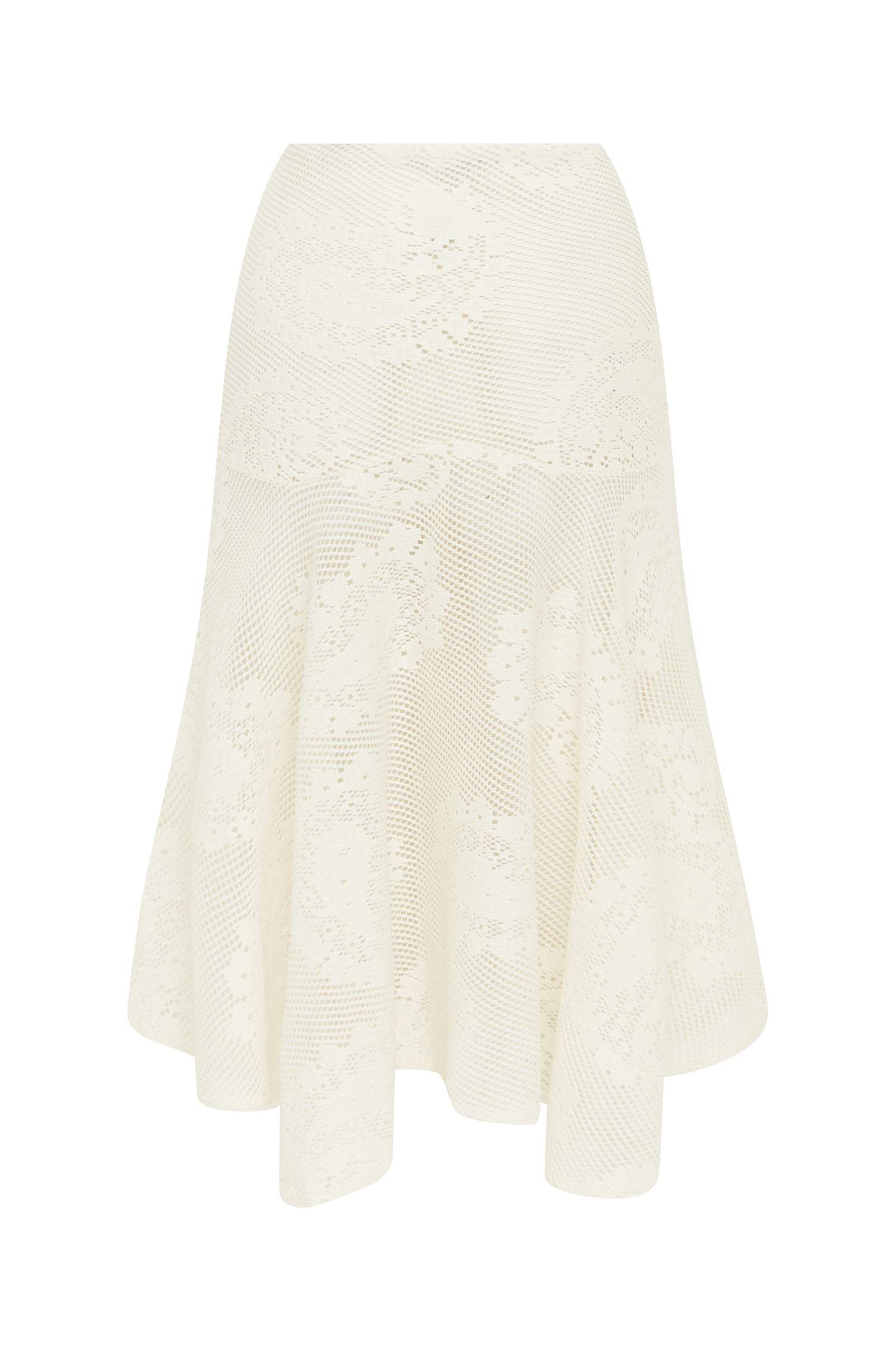 Maeve Midi Skirt | White Lace – With Jéan