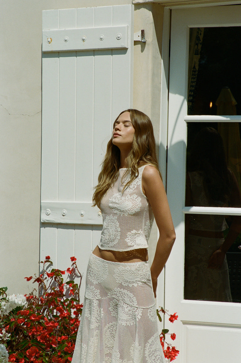 Maeve Top | White Lace – With Jéan