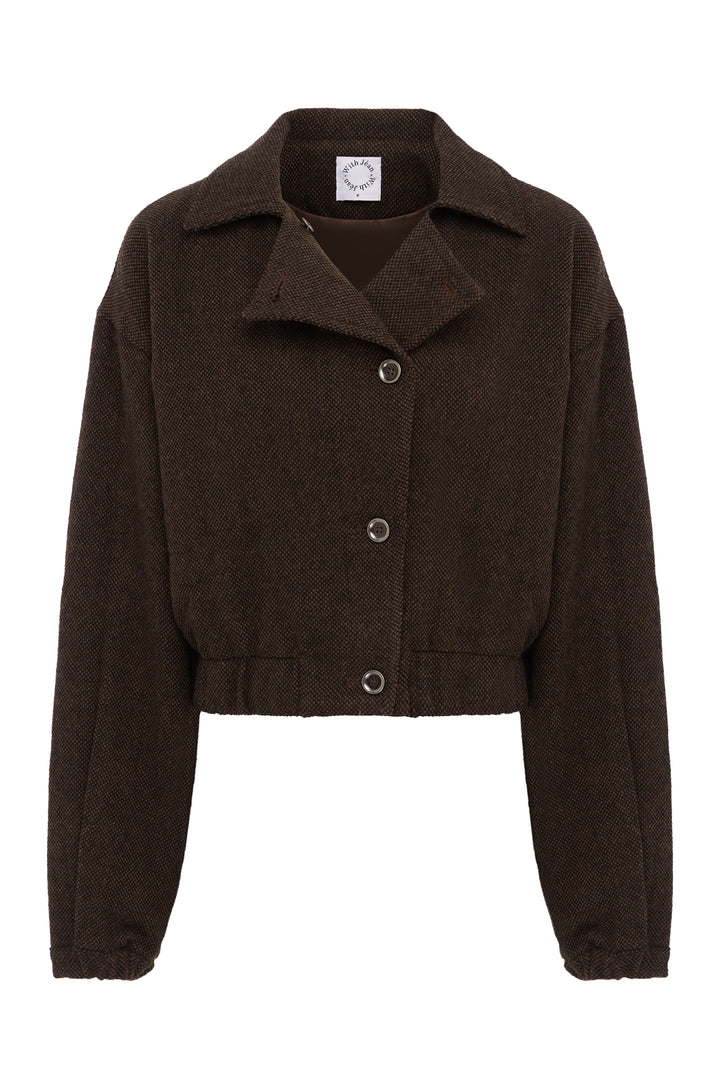 Oliver Skirt | Brown Check – With Jéan