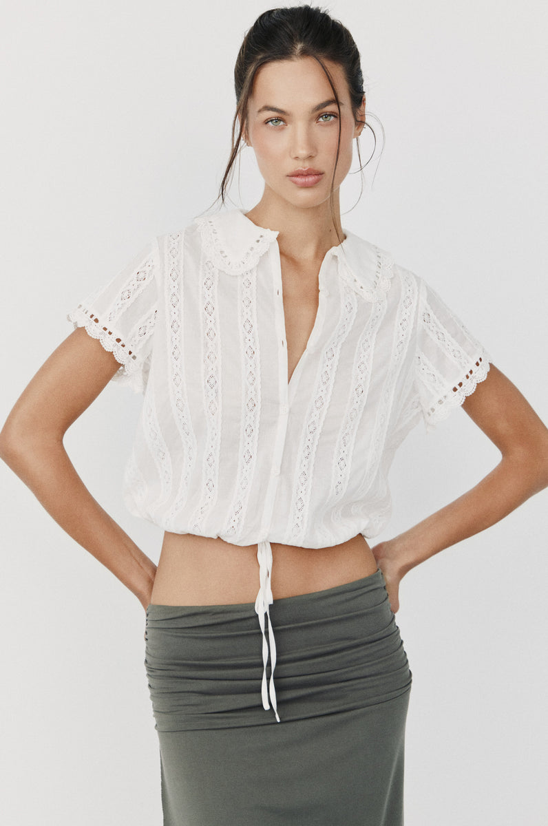Perry Top | White – With Jéan