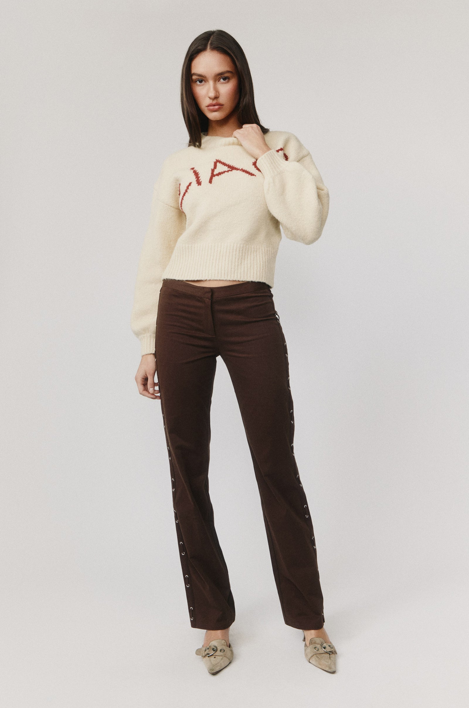 Ray Pants | Brown – With Jéan