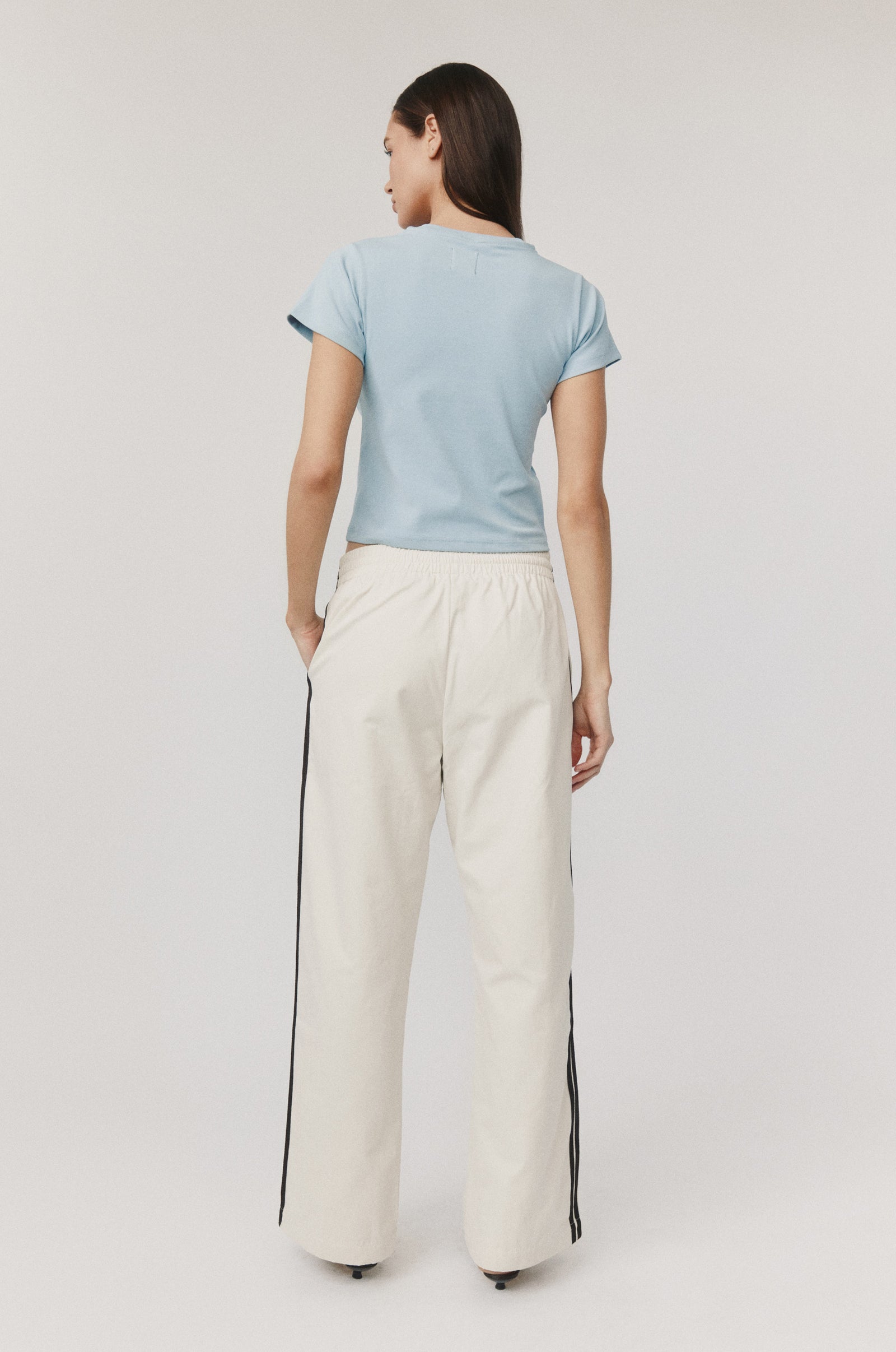 Romeo Track Pant | Cream – With Jéan