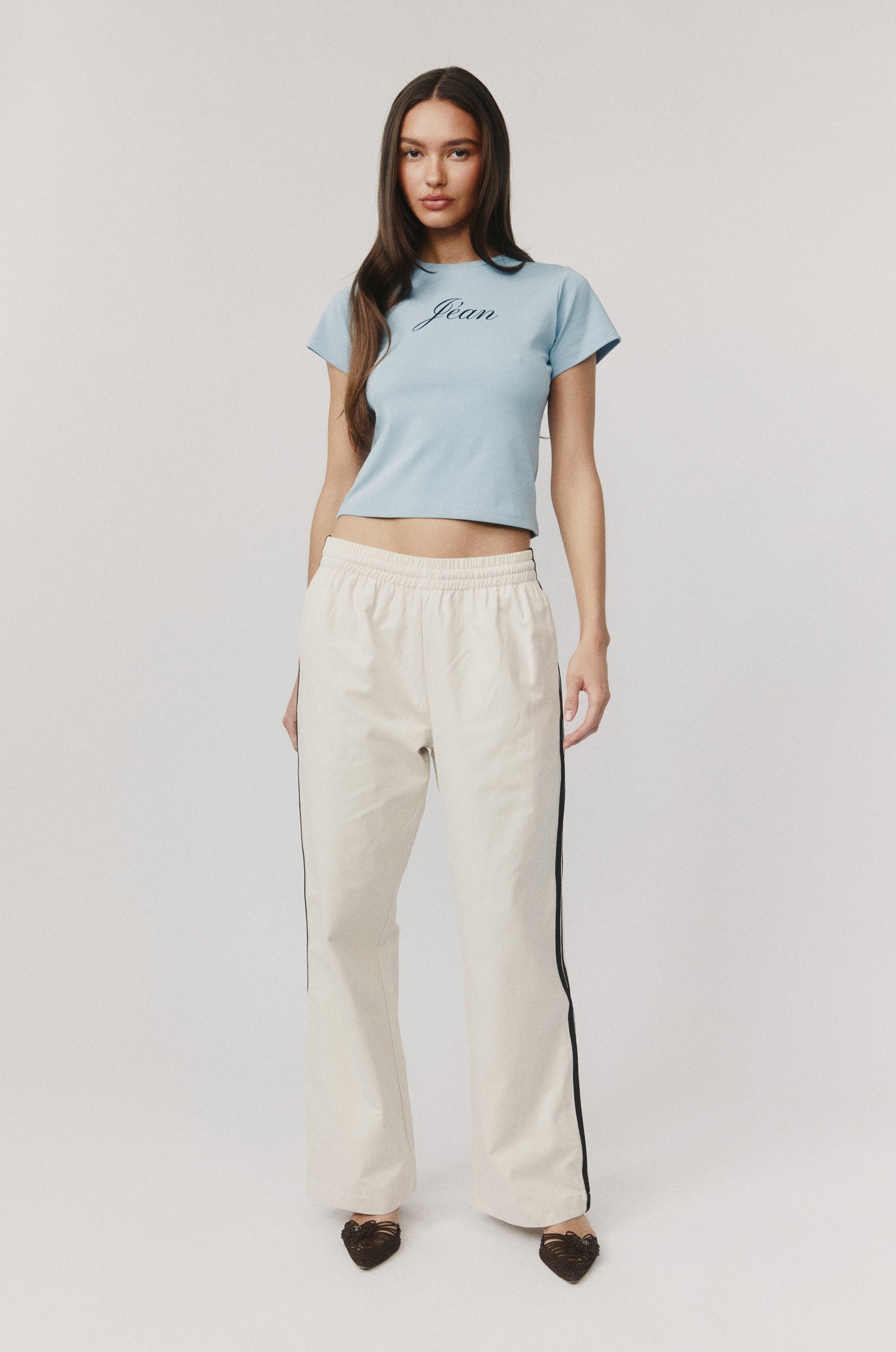 Romeo Track Pant | Cream – With Jéan