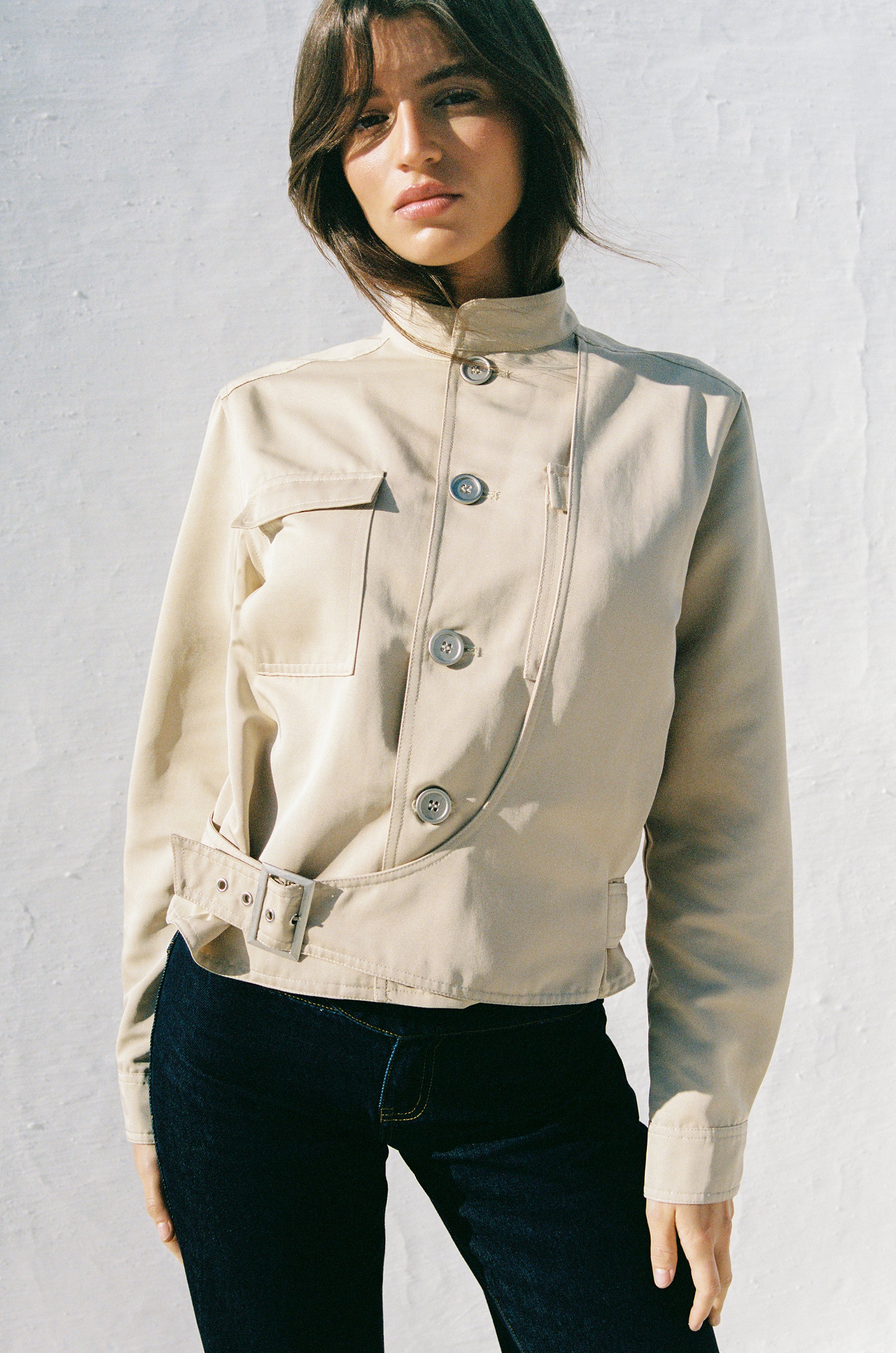 Ross Jacket | Tan – With Jéan