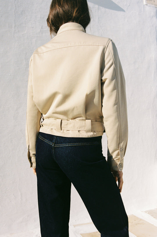 Ross Jacket | Tan – With Jéan