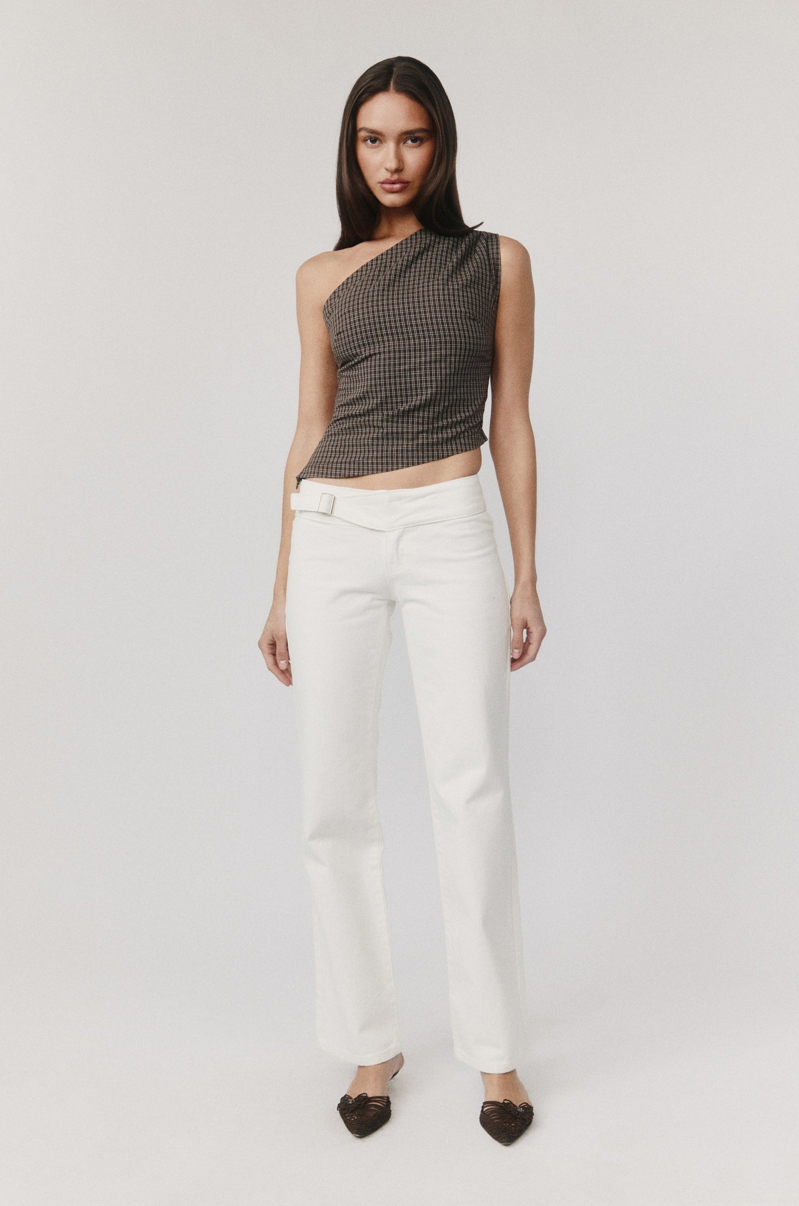 Sadie Jeans | White – With Jéan