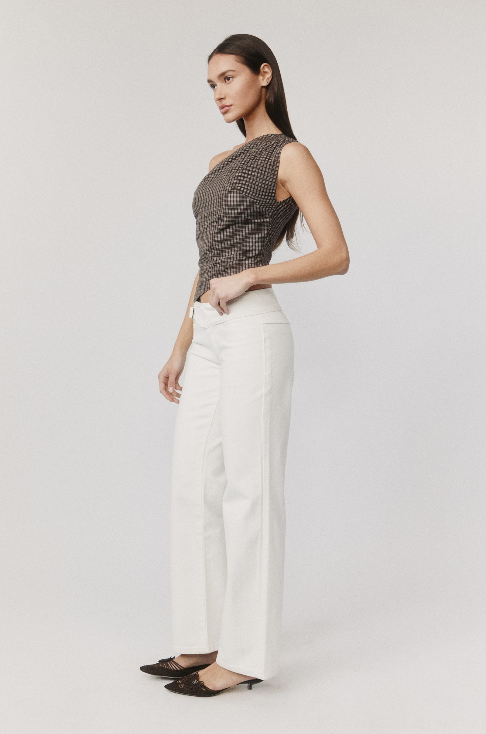 Sadie Jeans | White – With Jéan