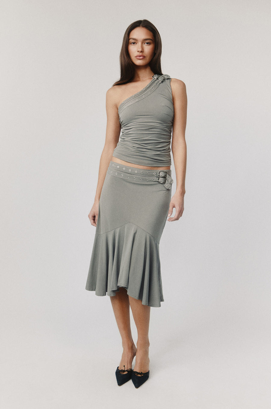 Sloan Top | Slate – With Jéan
