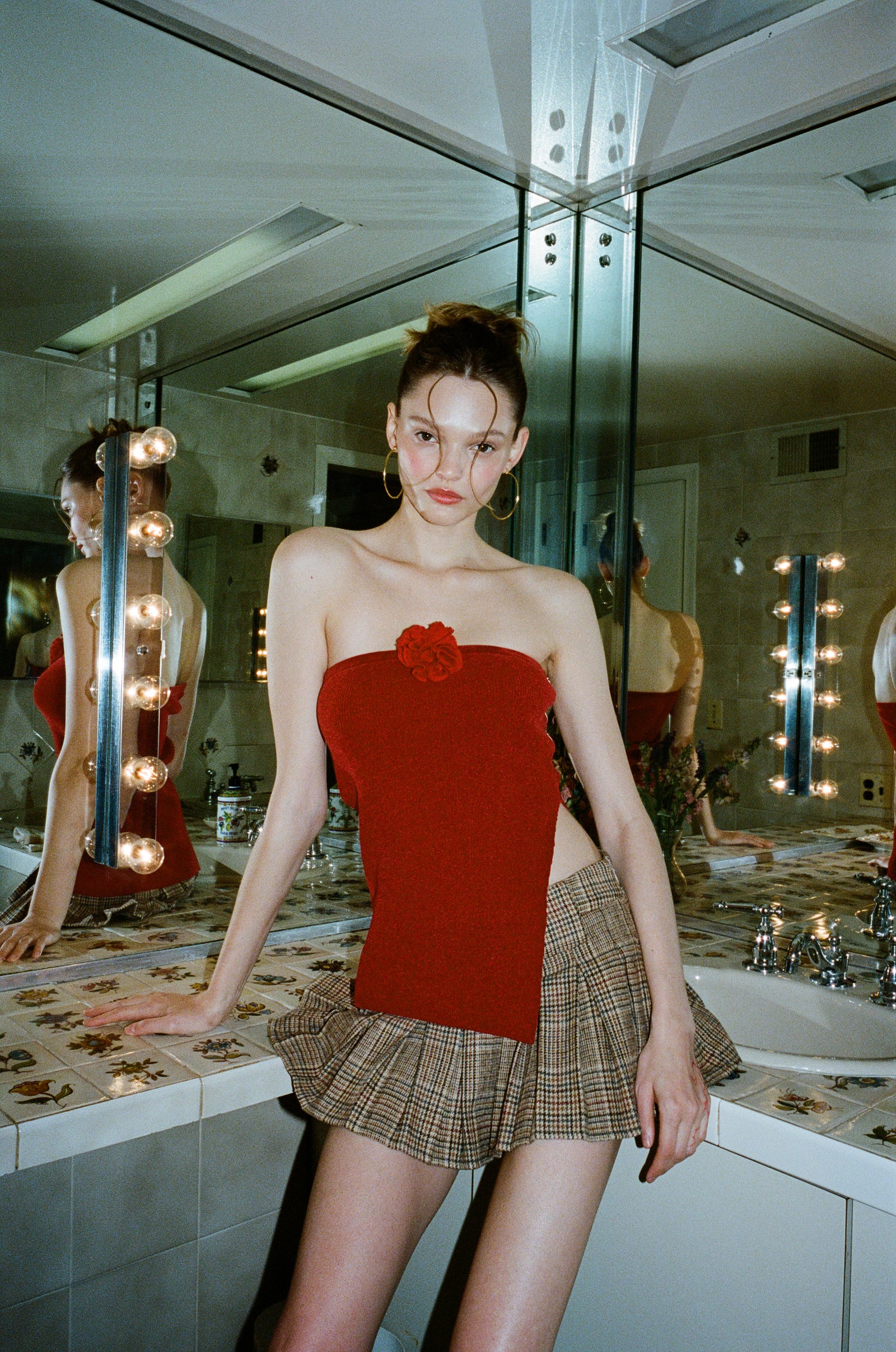 Belle Top | Red – With Jéan